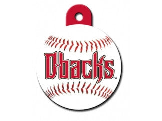 Arizona Diamondbacks Round Baseball Dog ID Tag – Athletic Pets